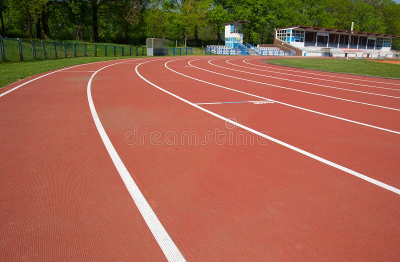 Racetrack path stock image. Image of athlete, abstract - 24800653