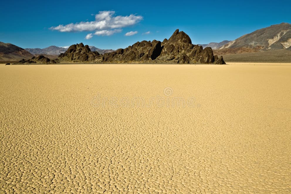 Racetrack Playa, Death Valley Stock Image - Image of formation, geology ...