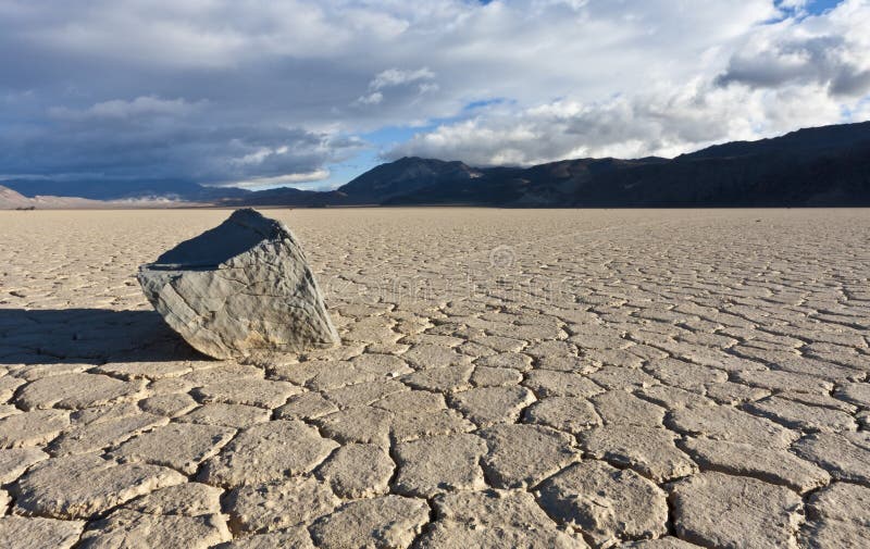 Racetrack Playa Rocks stock image. Image of death, amazing - 29374921