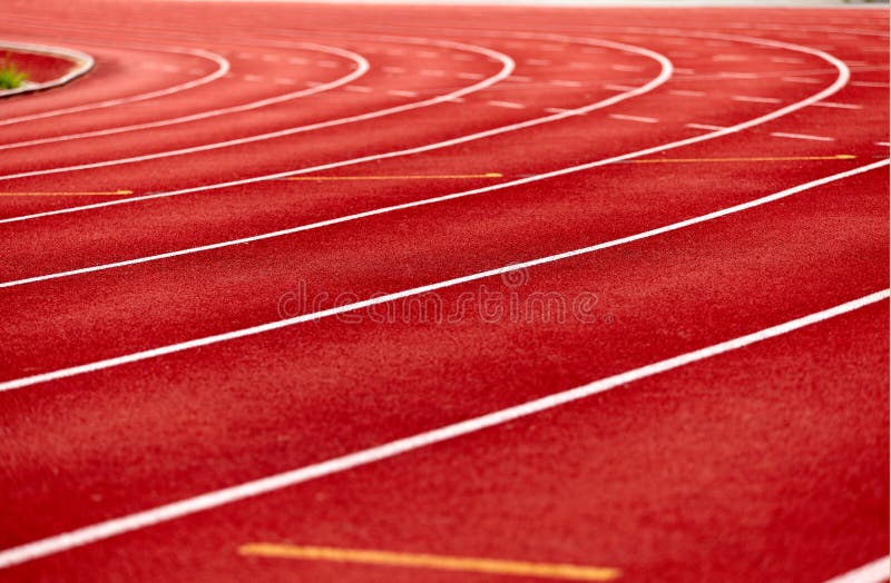 Racetrack in red stock photo. Image of quickly, school - 32353118