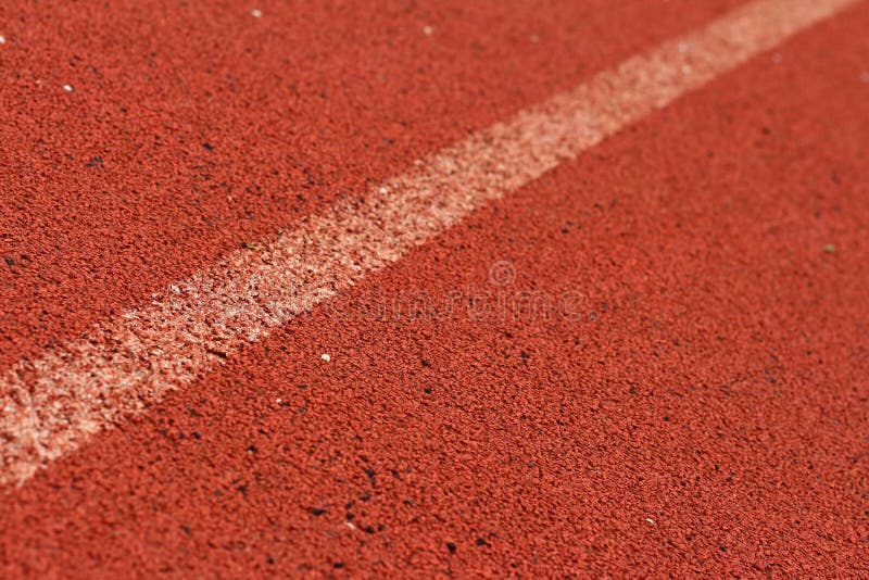 Racetrack Red at the National Stadium. Stock Image - Image of racetrack ...