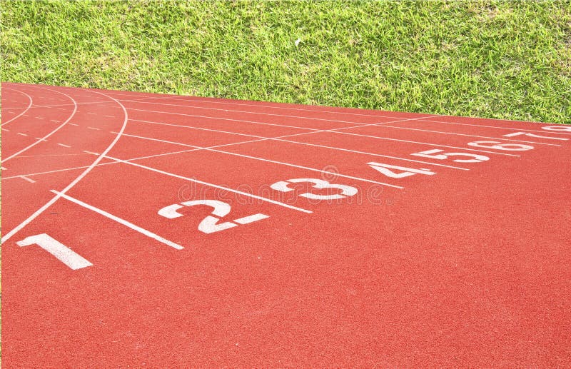 Texture of Red Rubber Racetrack Stock Photo - Image of surface, pattern ...