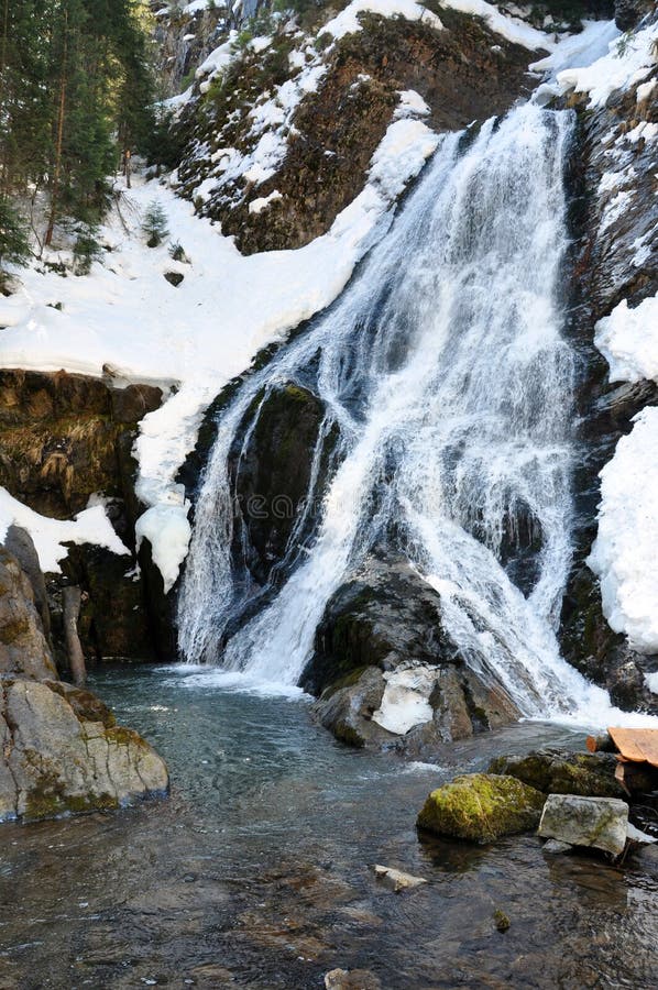Rachitele Waterfall in Transylvania, Romania Stock Image - Image of ...