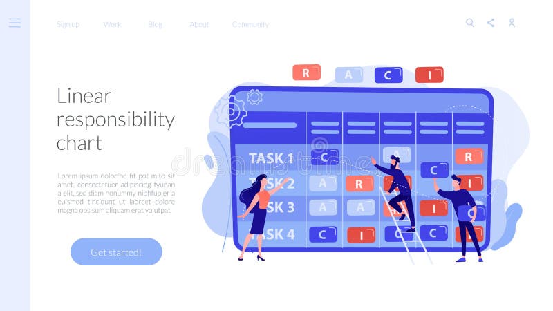 Linear Responsibility Chart Template