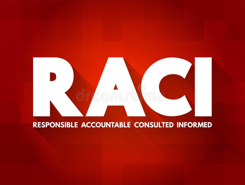 RACI Responsibility Matrix - Responsible, Accountable, Consulted ...