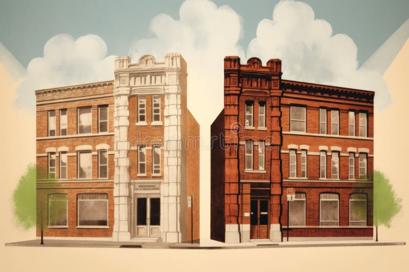 Racial Segregation - Generative AI Stock Illustration - Illustration of ...