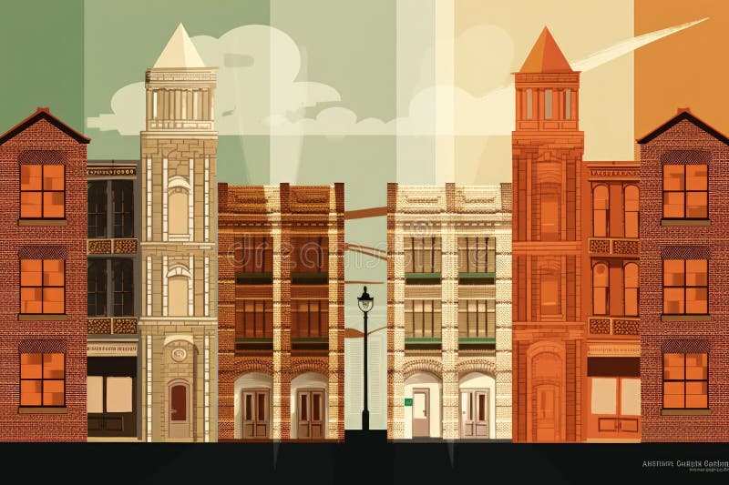 Racial Segregation - Generative AI Stock Illustration - Illustration of ...