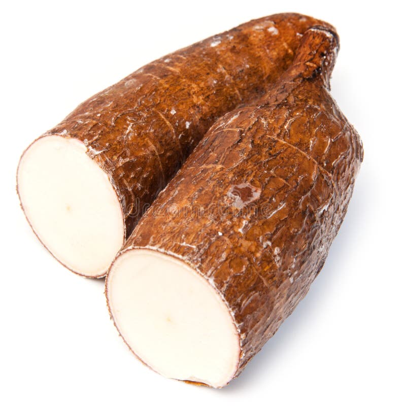 Racines De Manioc Ou De Manioc Image stock - Image du studio ...