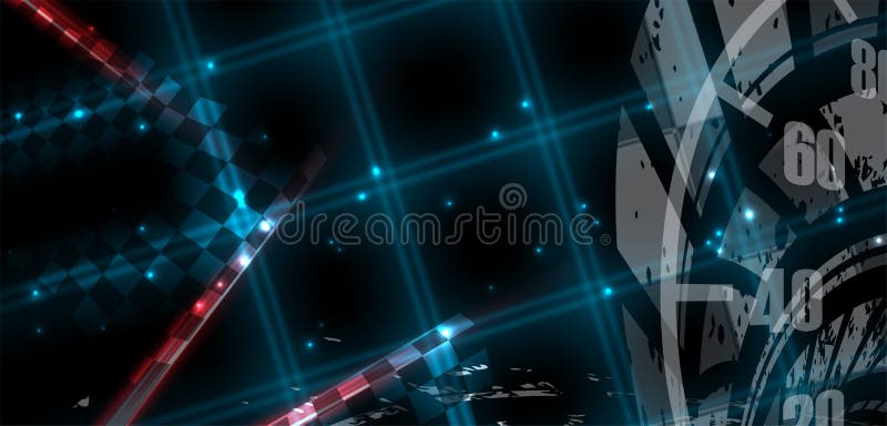Racing Background, Vector Illustration Abstraction in Car Stock Vector ...