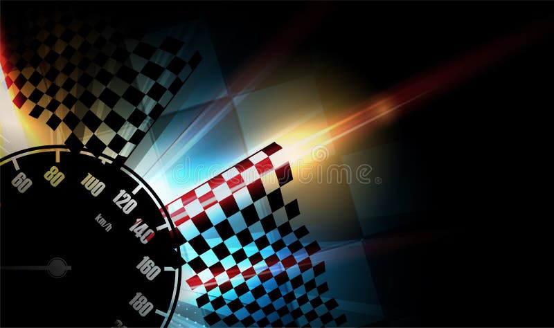 Racing Background, Vector Illustration Abstraction in Car Stock Vector ...