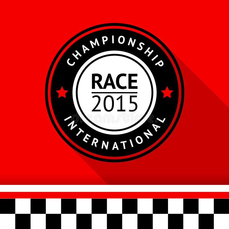 Racing badge 14 stock vector. Illustration of fast, motorcycle - 78634110