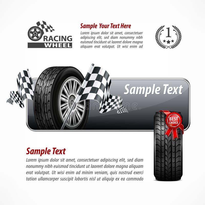 Racing banner with trophy stock vector. Illustration of artwork - 20551829