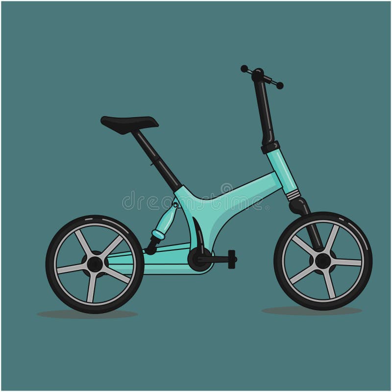 Racing Bicycle Design, Vector Illustration Graphic. Flat Design Stock ...