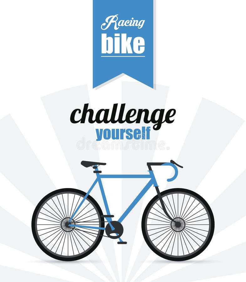 Racing bike design stock vector. Illustration of lifestyle - 69173116