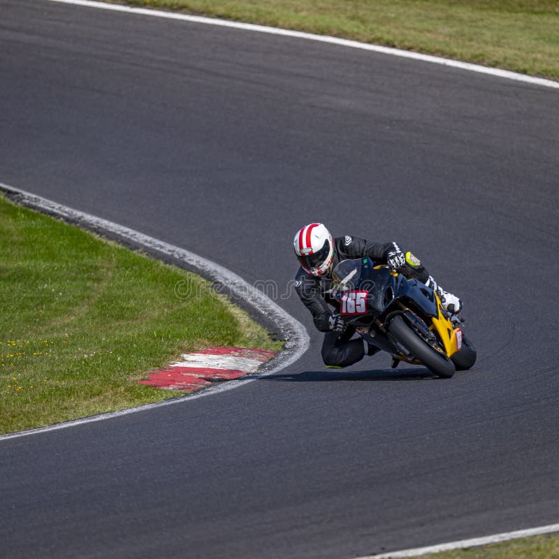Bike Cornering at Full Speed Stock Image - Image of full, cornering ...