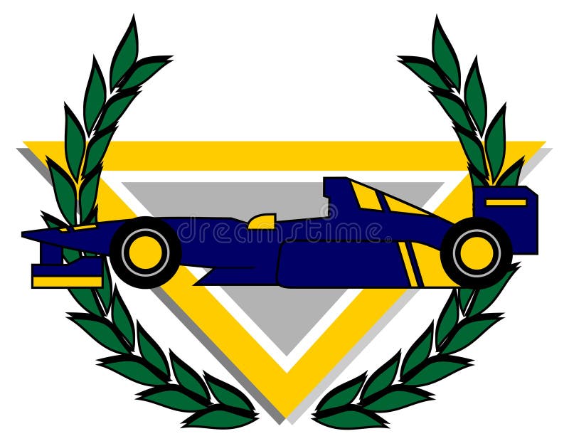 Racing car stock vector. Illustration of sports, fast - 18044853