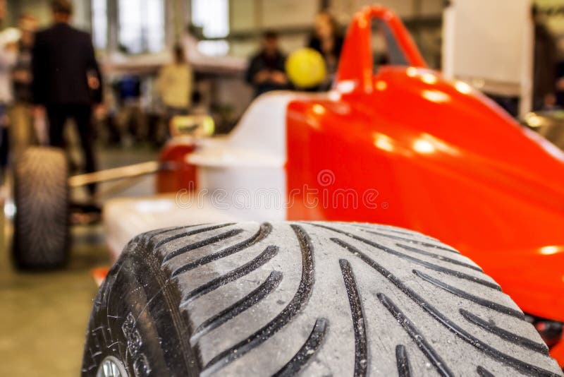 Racing car from behind stock image. Image of fast, auto - 87461893