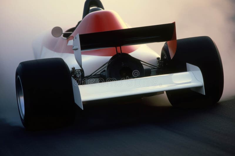 A Racing Car Chassis Viewed from the Underside with Its Intricate Rivet ...