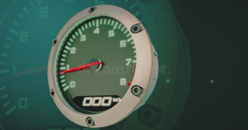 Racing Car Dashboard 3D Animation Stock Footage - Video of luxury ...