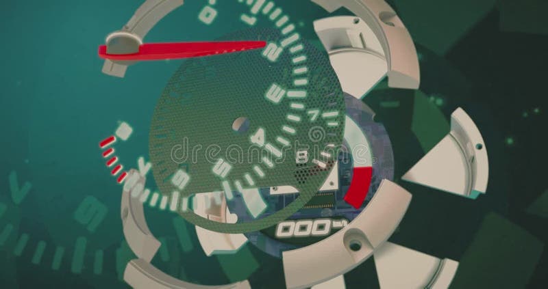 Racing Car Dashboard 3D Animation Stock Footage - Video of luxury ...