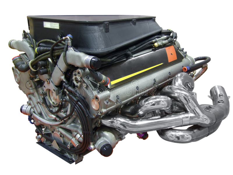 Racing car engine stock photo. Image of isolated, mechanism - 5839018
