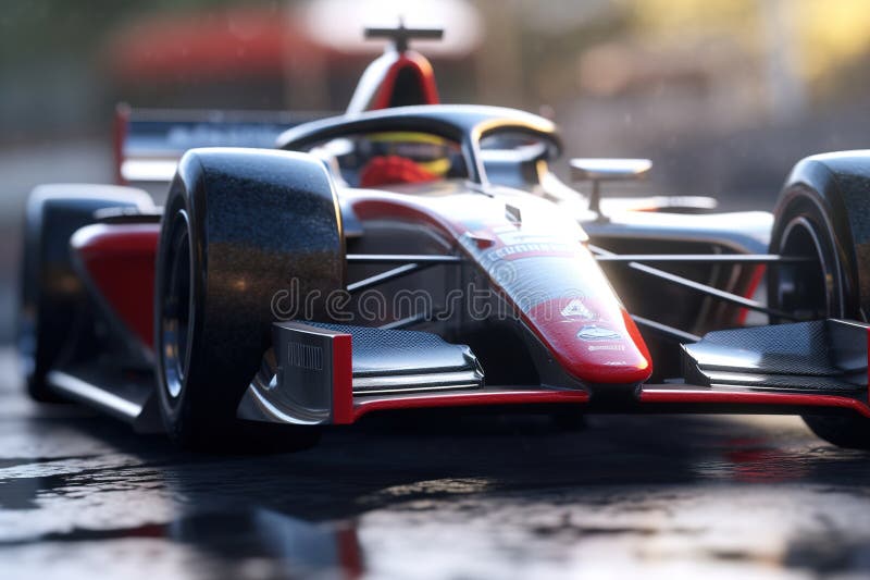 Racing Car . Generated by AI Stock Illustration - Illustration of ...