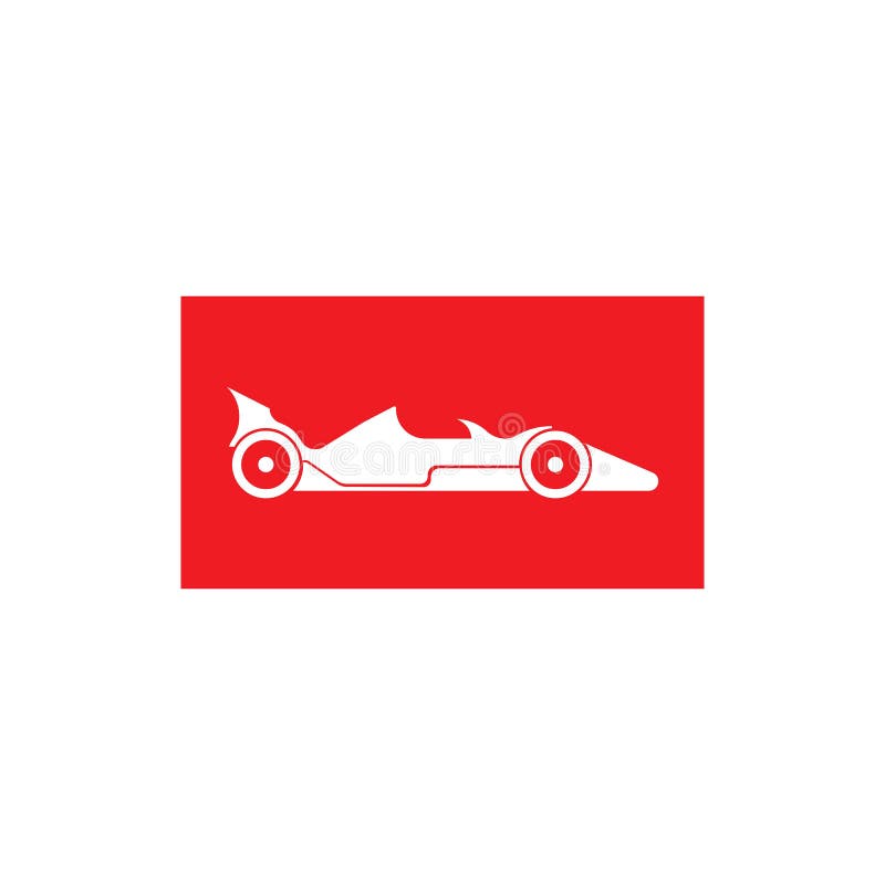 Racing car icon stock vector. Illustration of side, competition - 213391067