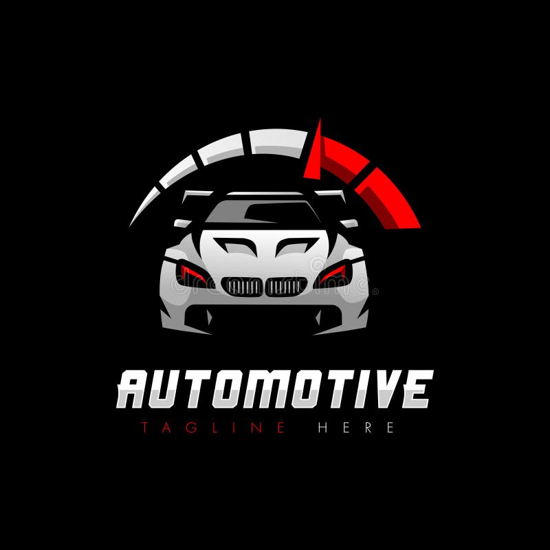 Racing Car Logo stock vector. Illustration of graphic - 335935111