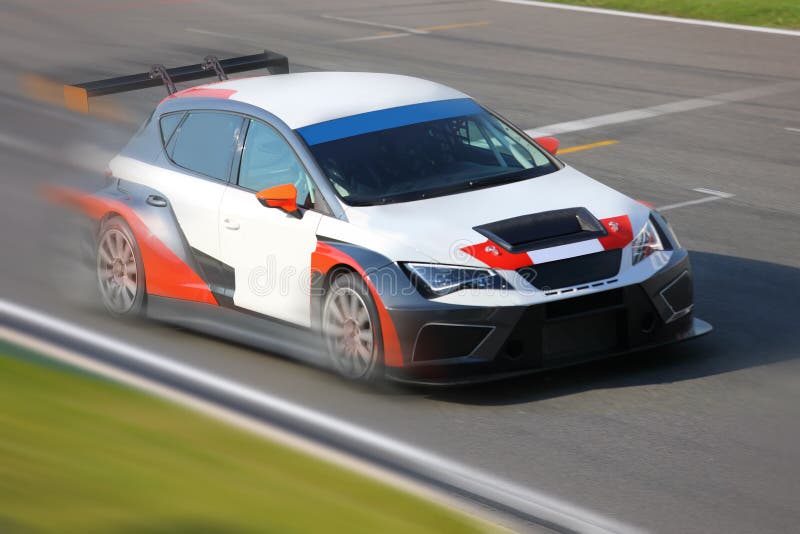 Racing car in motion stock image. Image of competitive - 102792331