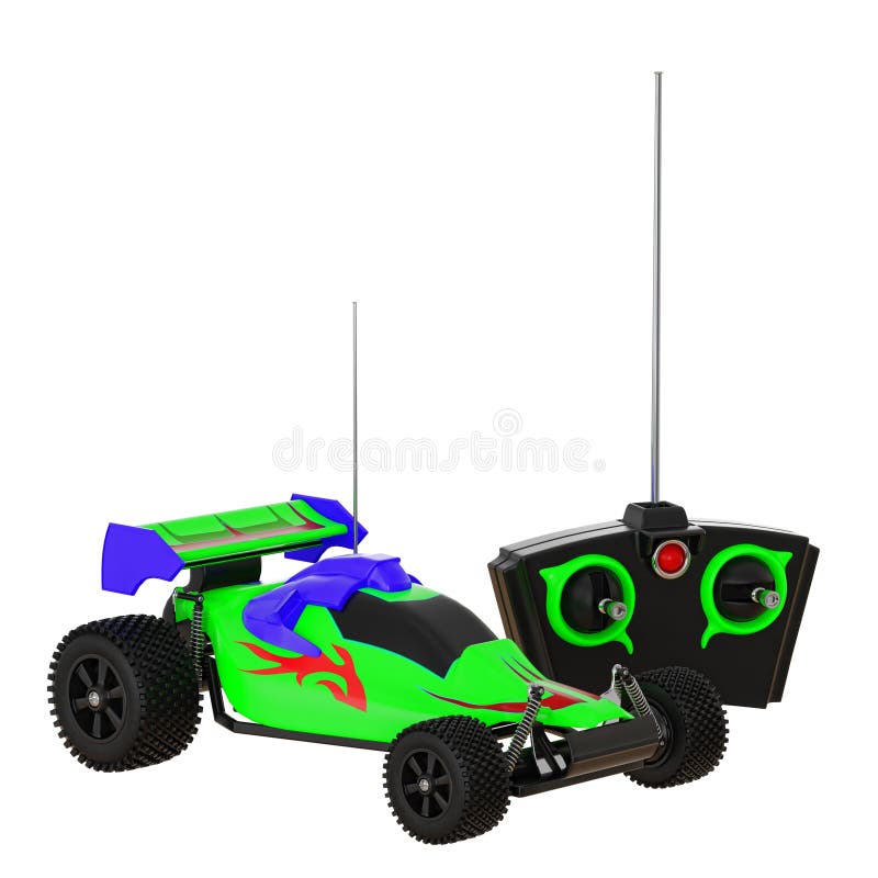 Remote Control for Toy Car Isolated Background 3d Rendering Stock ...
