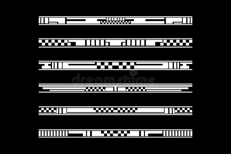 Racing Car Stickers Stripe Abstract Shape Vinyl Decal Templates Stock ...
