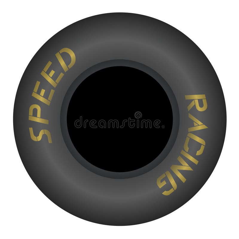 Racing car tire stock vector. Illustration of sport - 114515578