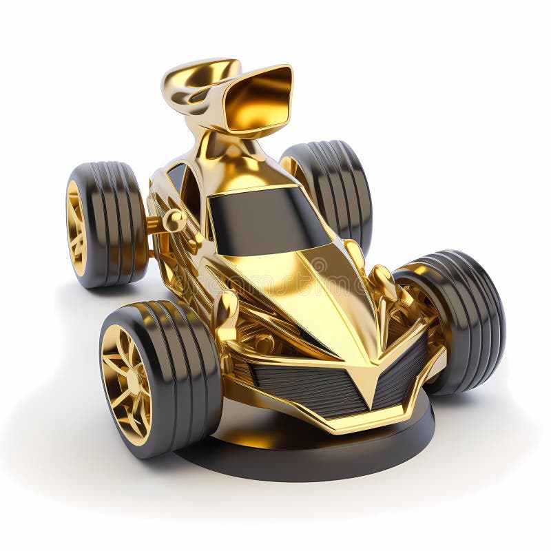 Racing Car Trophy. Generative AI Stock Image - Image of auto, speed ...