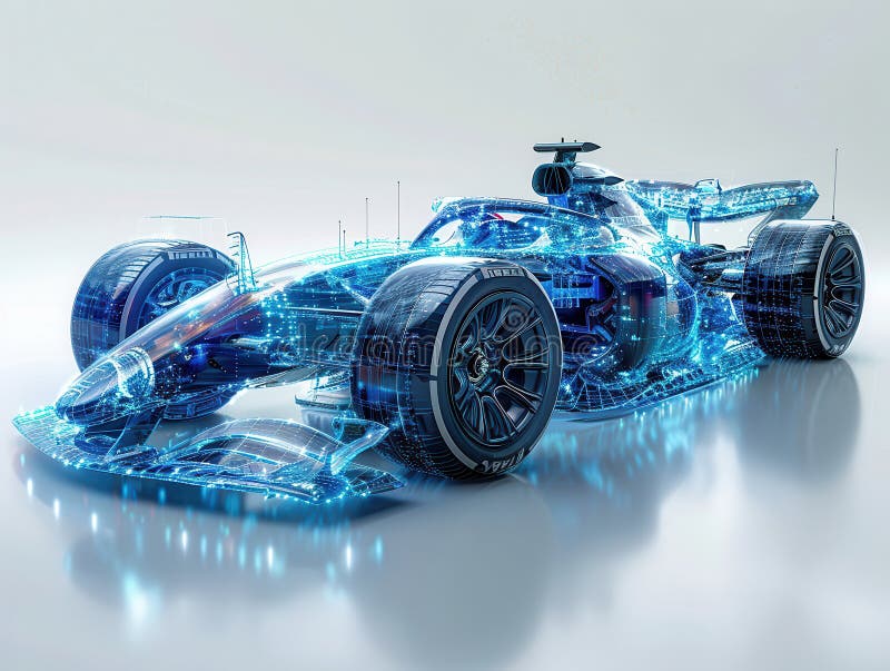 Racing Car Visualization with Augmented Reality Transparent Racing Car ...