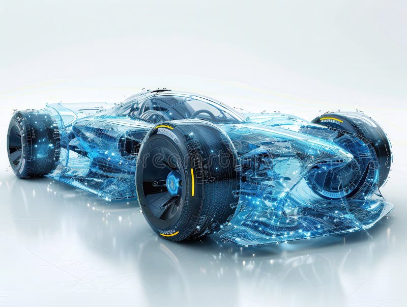 Racing Car Visualization with Augmented Reality Transparent Racing Car ...