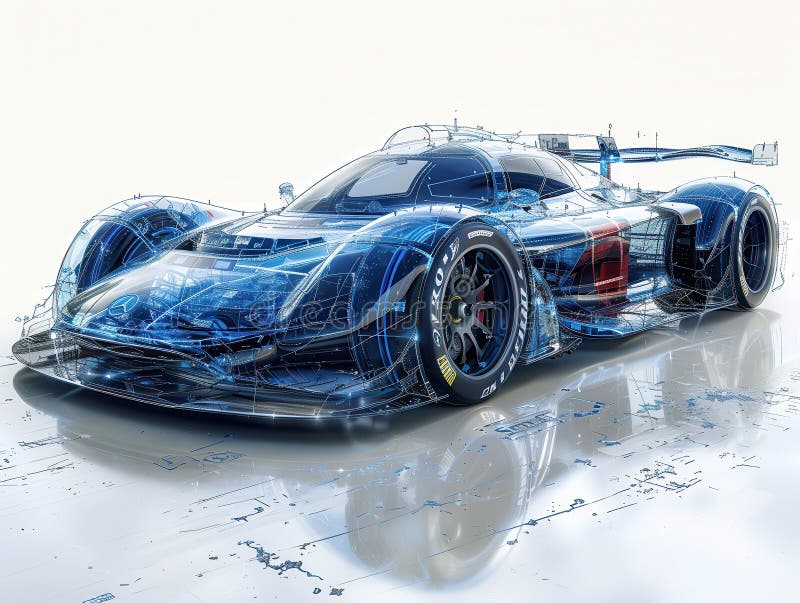 Racing Car Visualization with Augmented Reality Transparent Racing Car ...