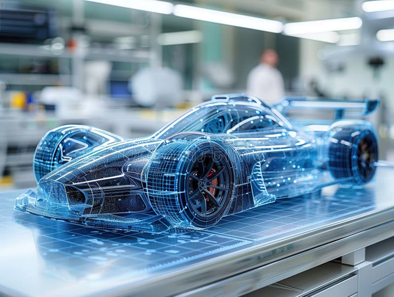 Racing Car Visualization with Augmented Reality Transparent Racing Car ...