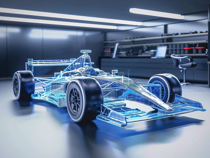 Racing Car Visualization with Augmented Reality Transparent Racing Car ...