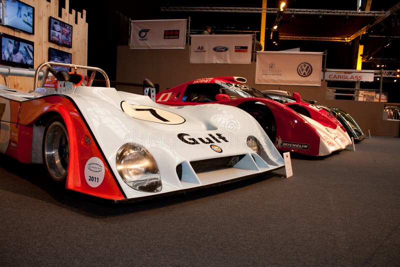 Racing cars on display editorial stock image. Image of auto - 22737769