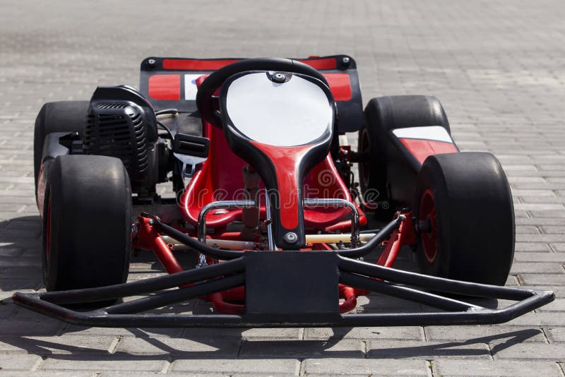 Car Racing Cart Child Ride on the Track Stock Photo - Image of fast ...