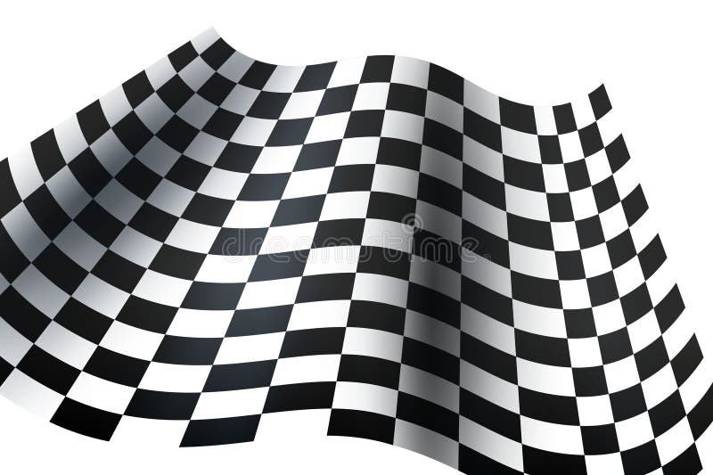 Racing checkered flag stock vector. Illustration of racing - 302243220