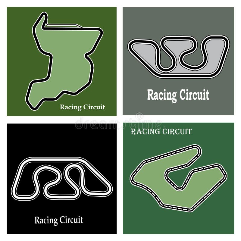 Racing circuit icon stock vector. Illustration of design - 296136205
