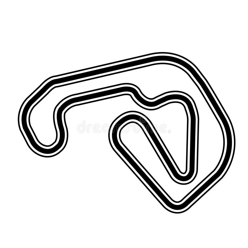 Racing circuit icon stock vector. Illustration of motor - 293809830