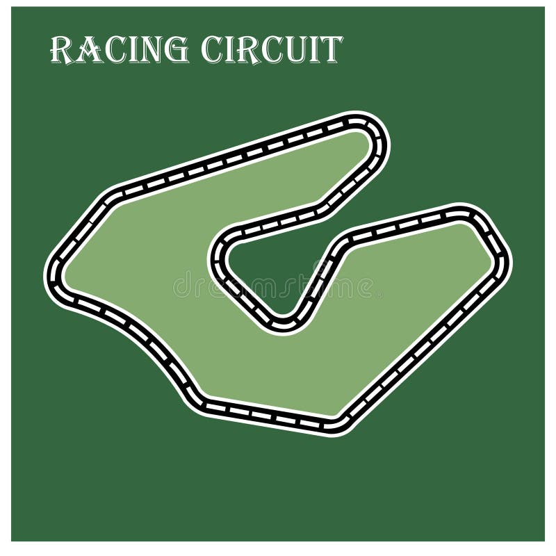 Racing circuit icon stock vector. Illustration of design - 293809840