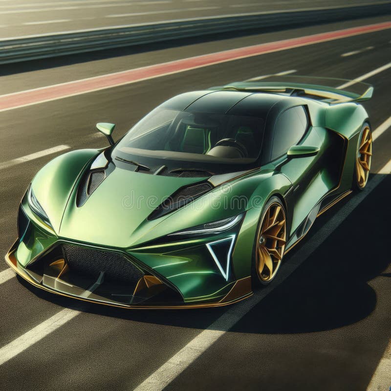 High-Octane Performance Unleashed Stock Illustration - Illustration of ...