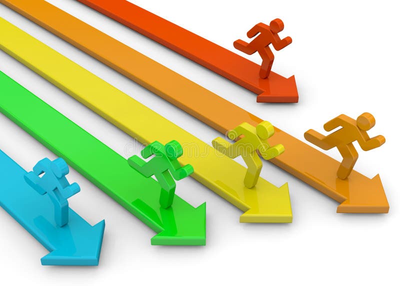 Racing - 3D stock illustration. Illustration of race - 51231725