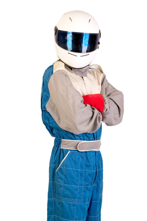 Racing driver with helmet stock photo. Image of macho - 103845078