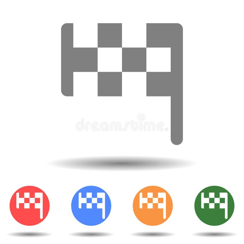 Racing Finish Flag Vector Isolated Stock Vector - Illustration of ...