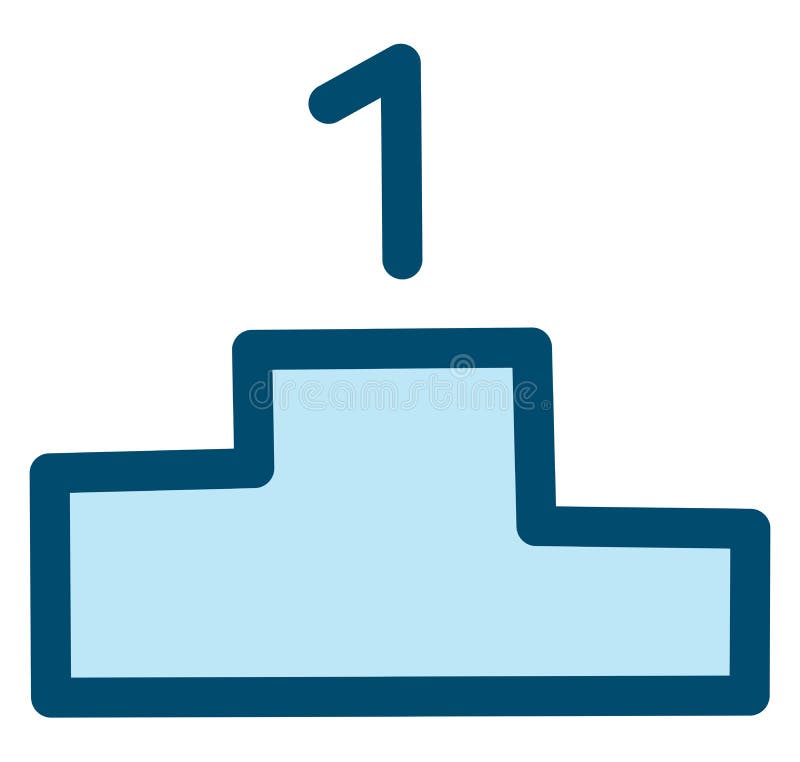 First Place Badge, Illustration, Vector Stock Vector - Illustration of ...