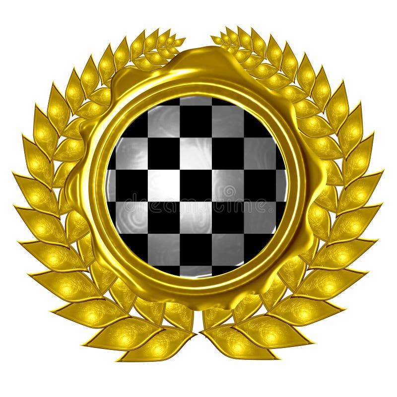 Racing banner with trophy stock vector. Illustration of artwork - 20551829